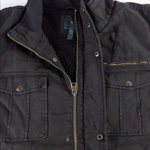 G.H. Bass & Co | Jackets & Coats | Gh Bass Shearling Lined Military ...